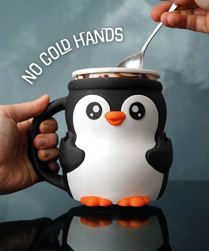 Pebbles, the Penguin Ice Pint Holder – LeHa-Design